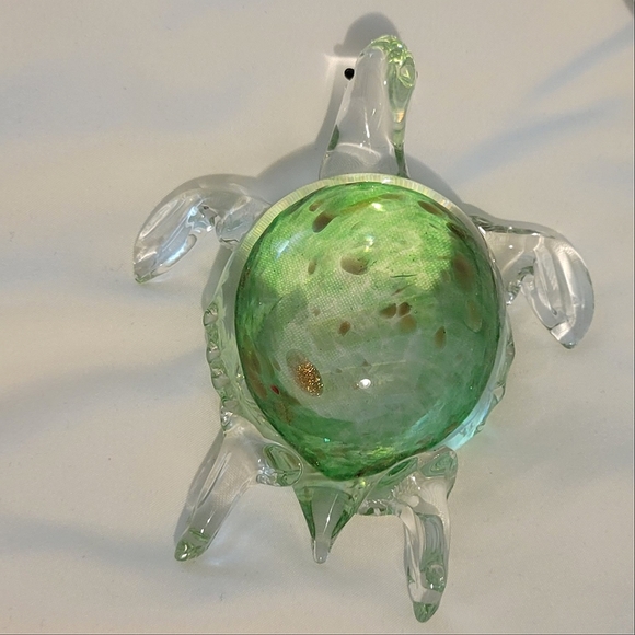 Lenox | Other | Lenox Art Glass Set Of Sea Turtle Paperweight And Baby ...